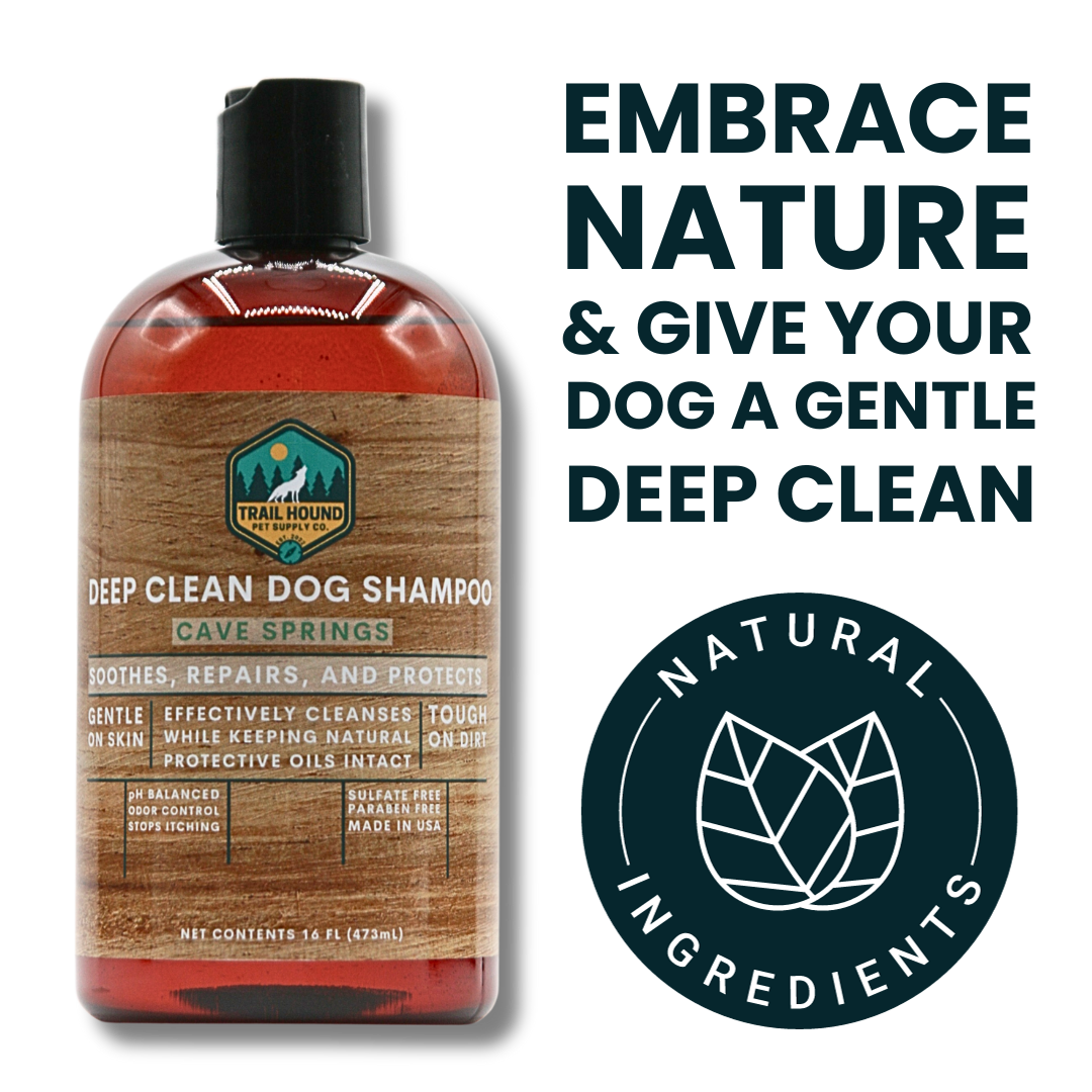 Deep Clean Dog Shampoo - Cave Springs Scent – Trail Hound Pet Supply Co.